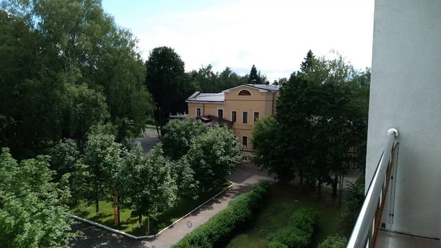 Санаторий имени Станко в Кинешме. Вид с балкона