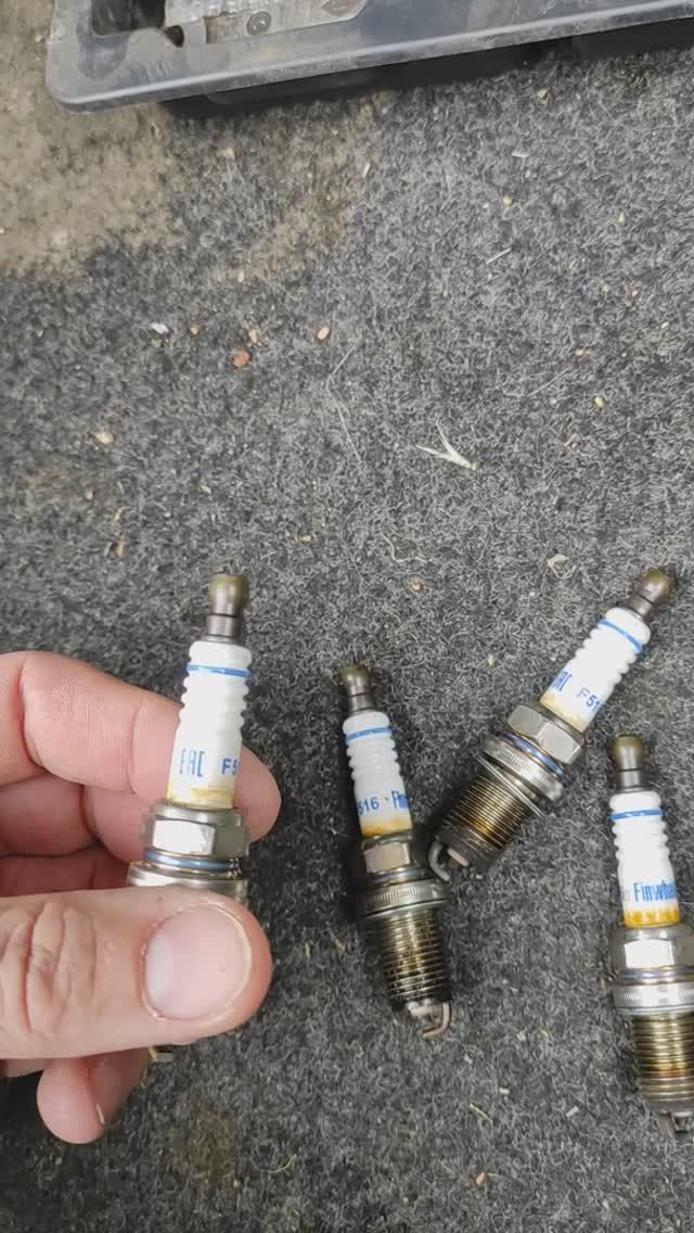 Свечи Finhwale F516 после 5000км