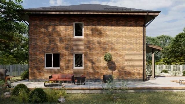 Проект двухэтажного дома площадью 242 м2