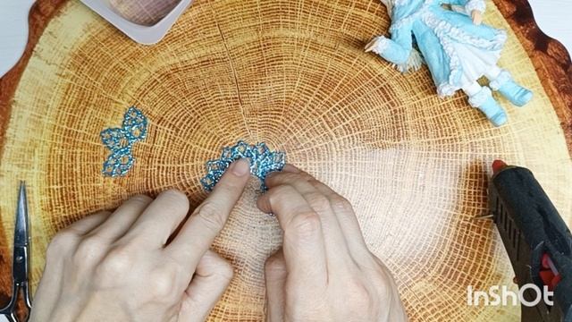 Как сделать кокошник Снегурочке. Ватная игрушка на ёлку