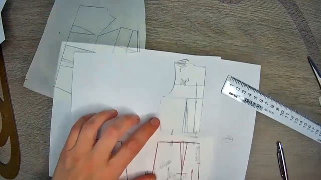 История пошива зеленого платья. Тема 6. Моделирование платья. Метод Любакс.