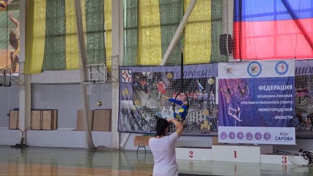 Воздушная гимнастика. Кольцо. Образ Земли. Первые соревнования.