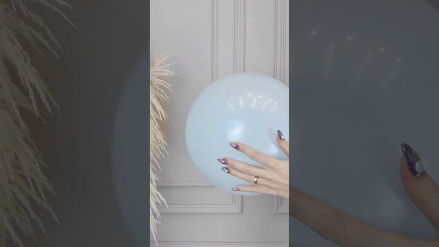 Шар макарунс голубой   #shorts