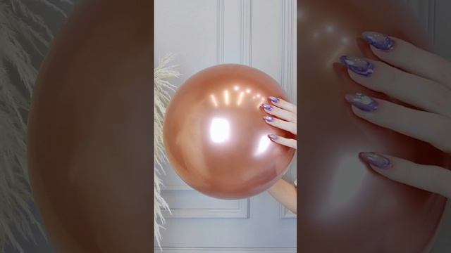 Шар хром розовое золото   #shorts