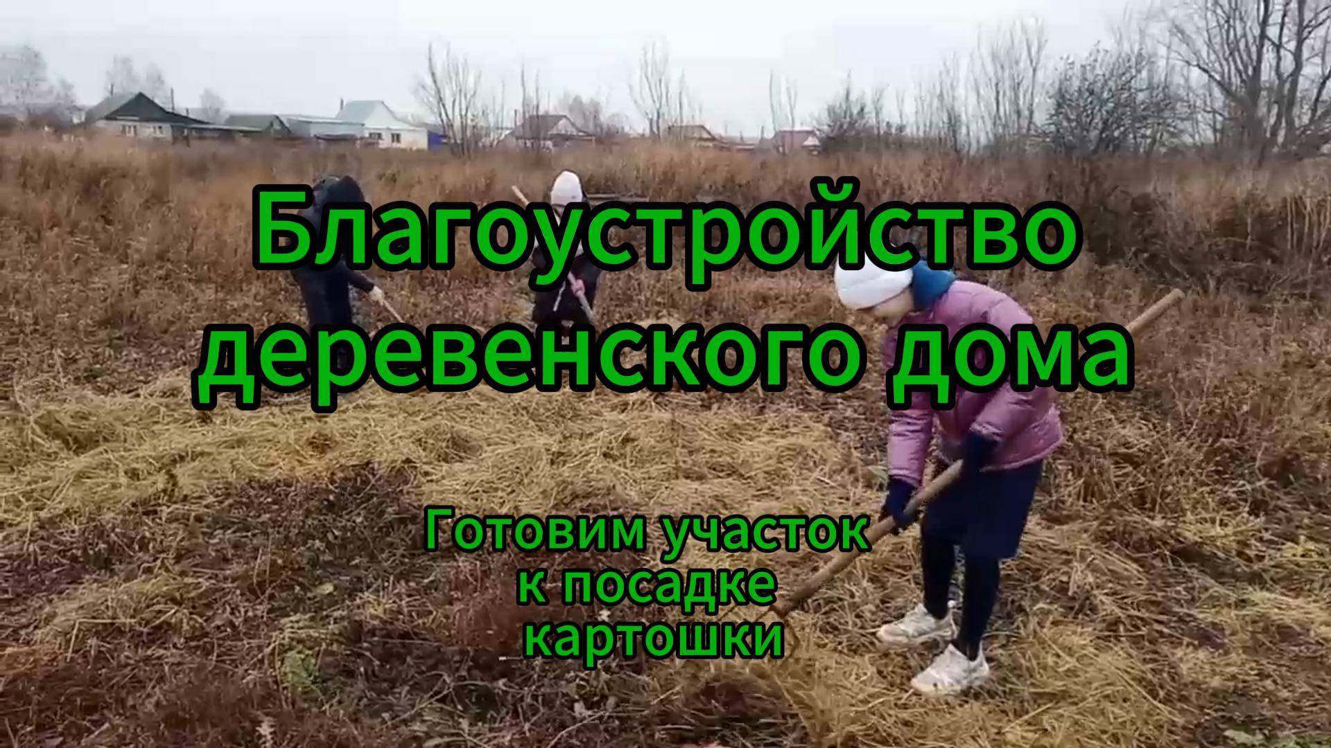 Благоустройство деревенского дома. Готовим участок к посадке