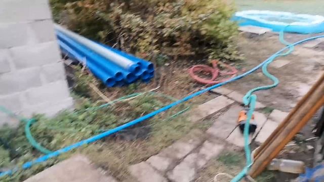 4. Скважина гидробурением, под обсадную -125 НПВХ трубу. День четвертый- прорывной!