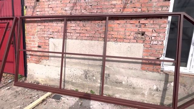 Откатные ворота под проем 4х2 Статус