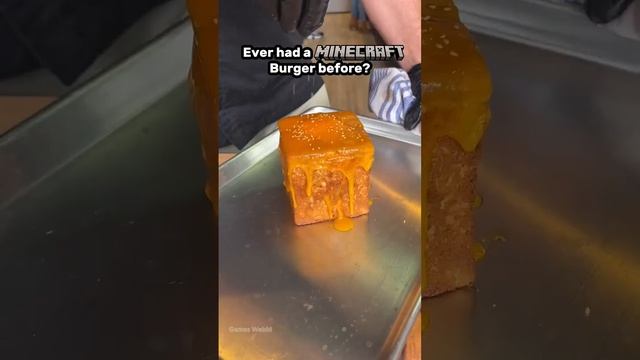 Рецепт бургера из майнкрафта! выглядит аппетитно