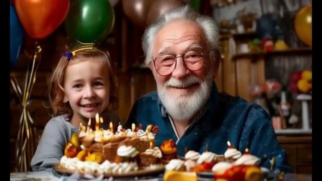 С днём рождения дедушка Вова.