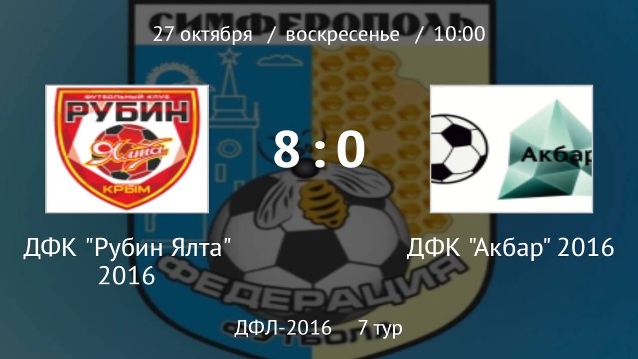 ДФК Акбар vs ДФК Рубин Ялта