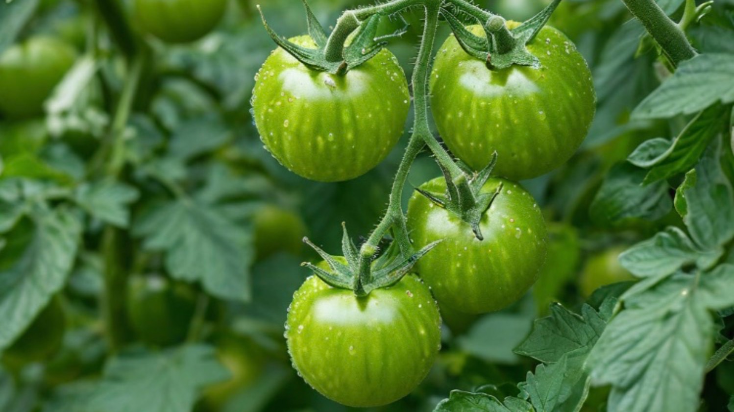 Курятник. Томаты. Молодой виноград.