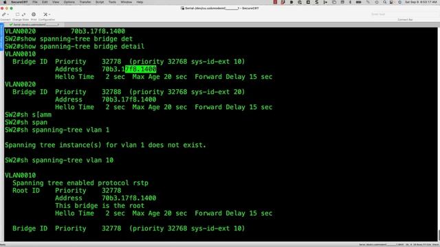009. 9.8 Spanning Tree Overview Lab Walkthrough