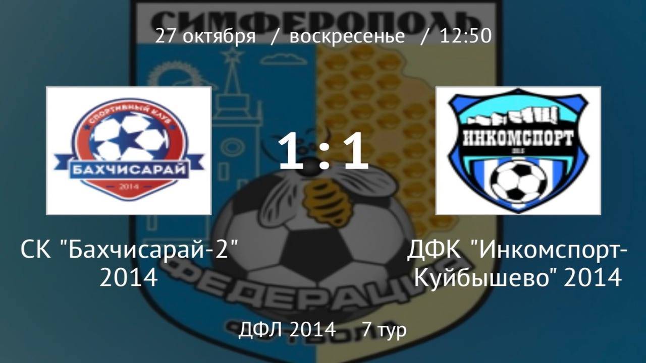 СК Бахчисарай 2 vs ДФК Инкомспорт Куйбышево