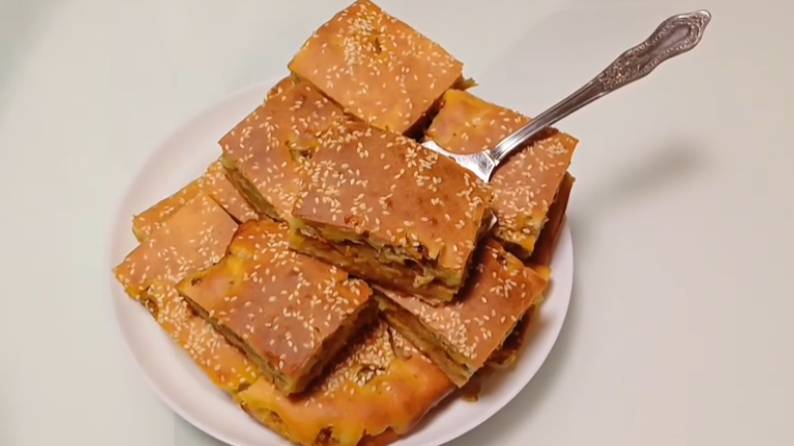 Когда совсем нет времени готовлю ленивый пирог