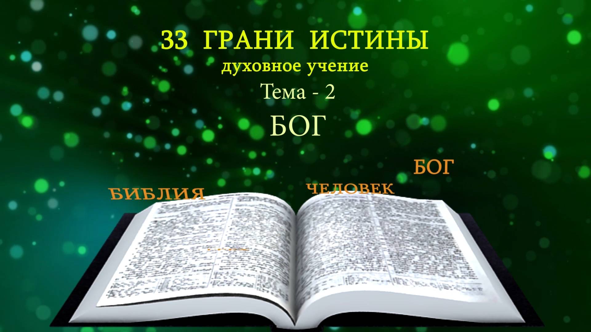 Тема-02/33 - Бог - Представляет: Милазим Расоян