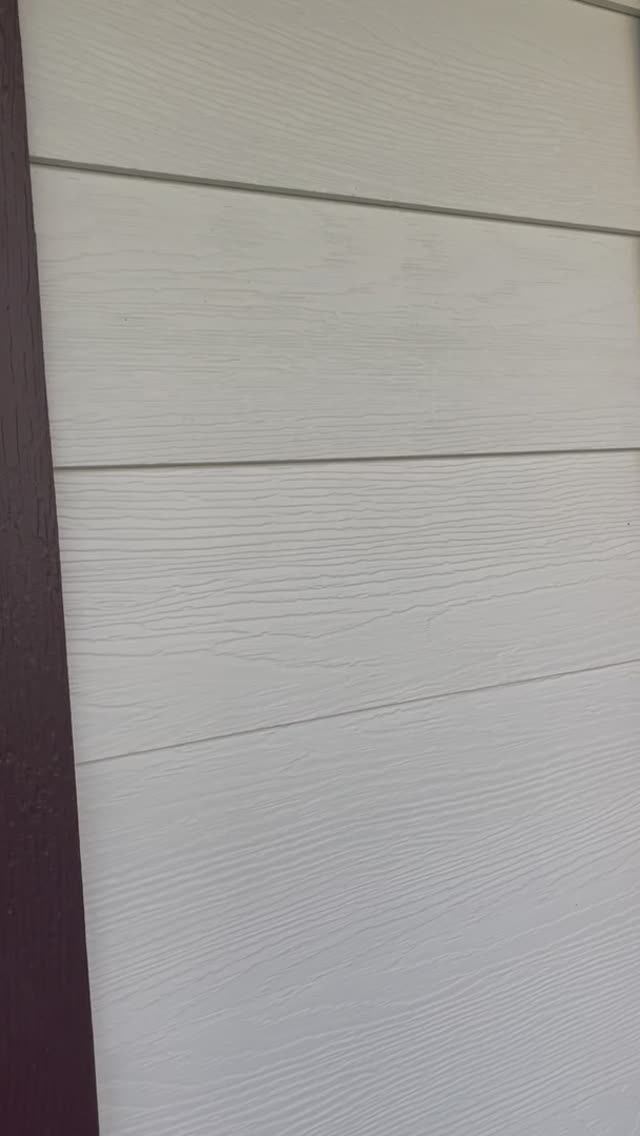 Фиброцементный сайдинг Decover Snow обзор на объекте монтажа.