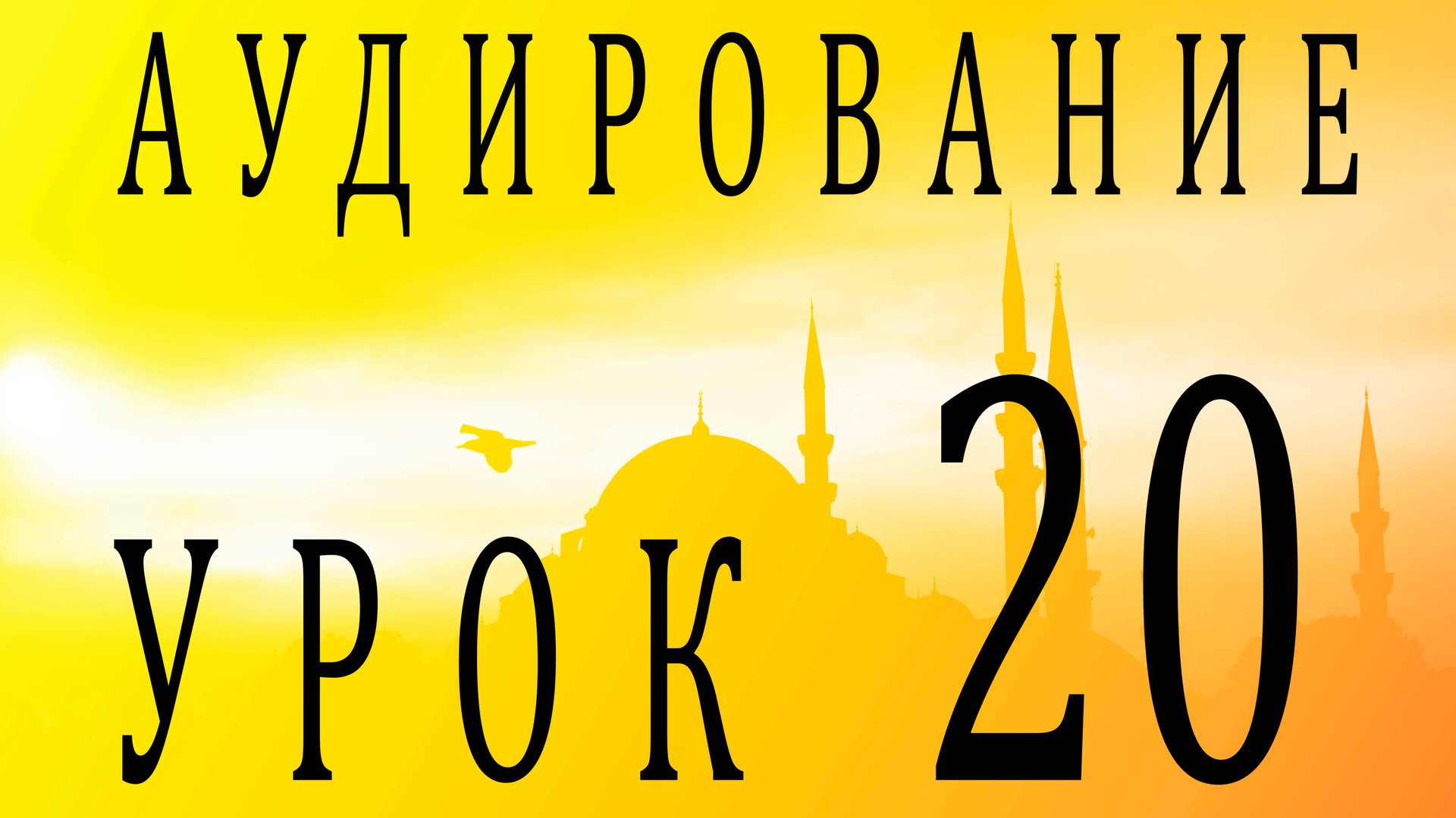 Аудирование. Урок 20