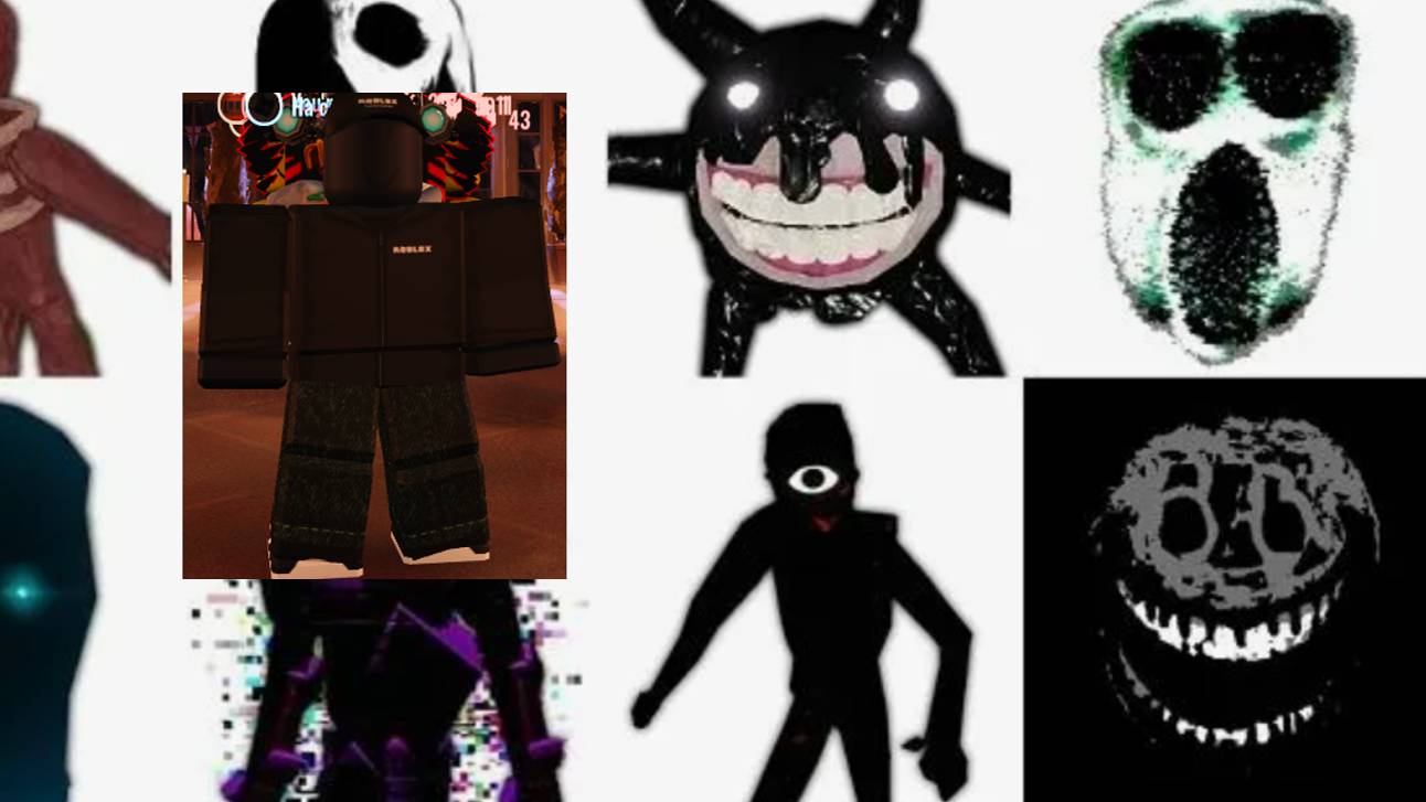 Играем в дорс в роблоксе.