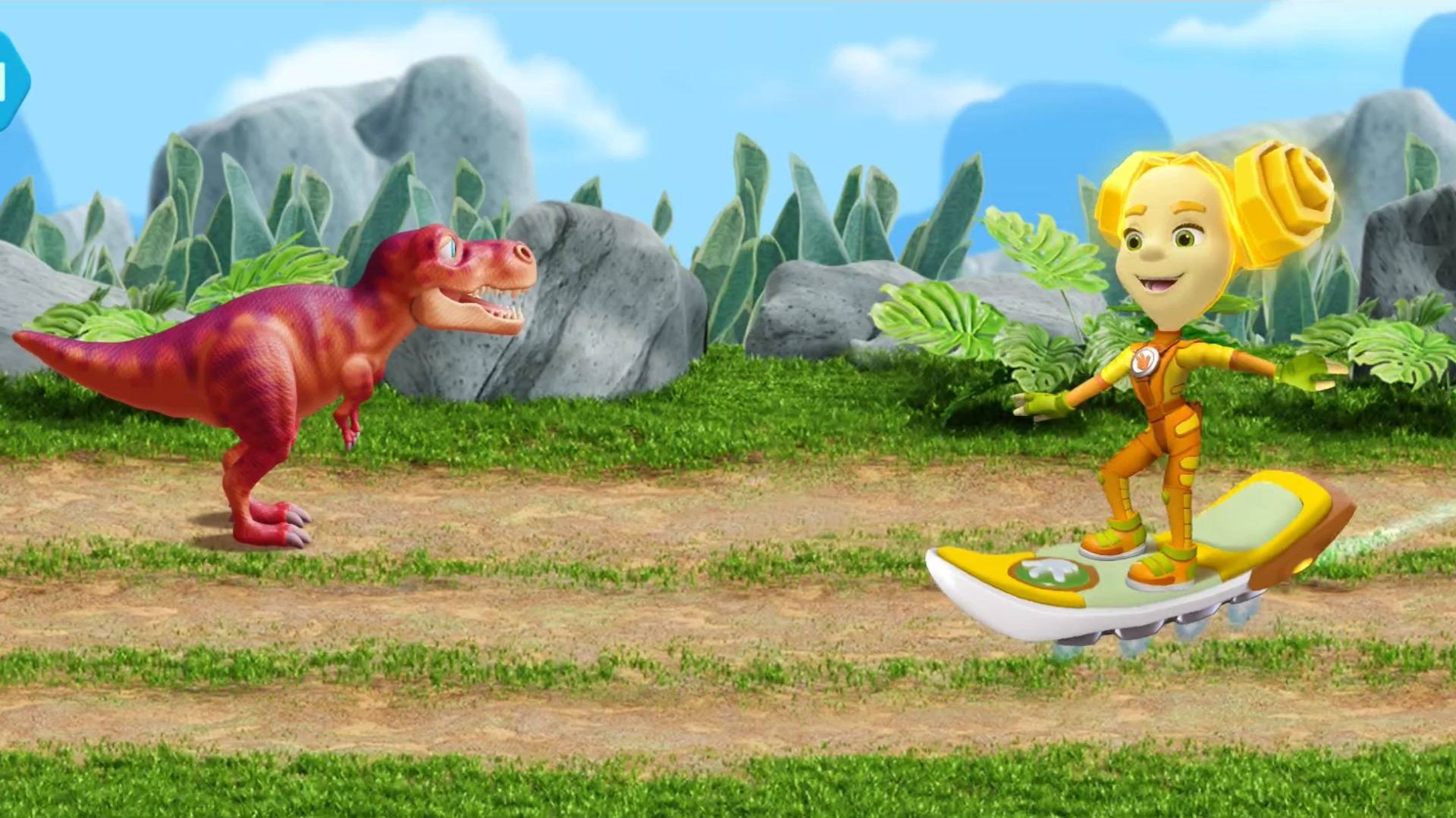 Фиксики в музее динозавров - Тираннозавр | Познавательный мультфильм для детей