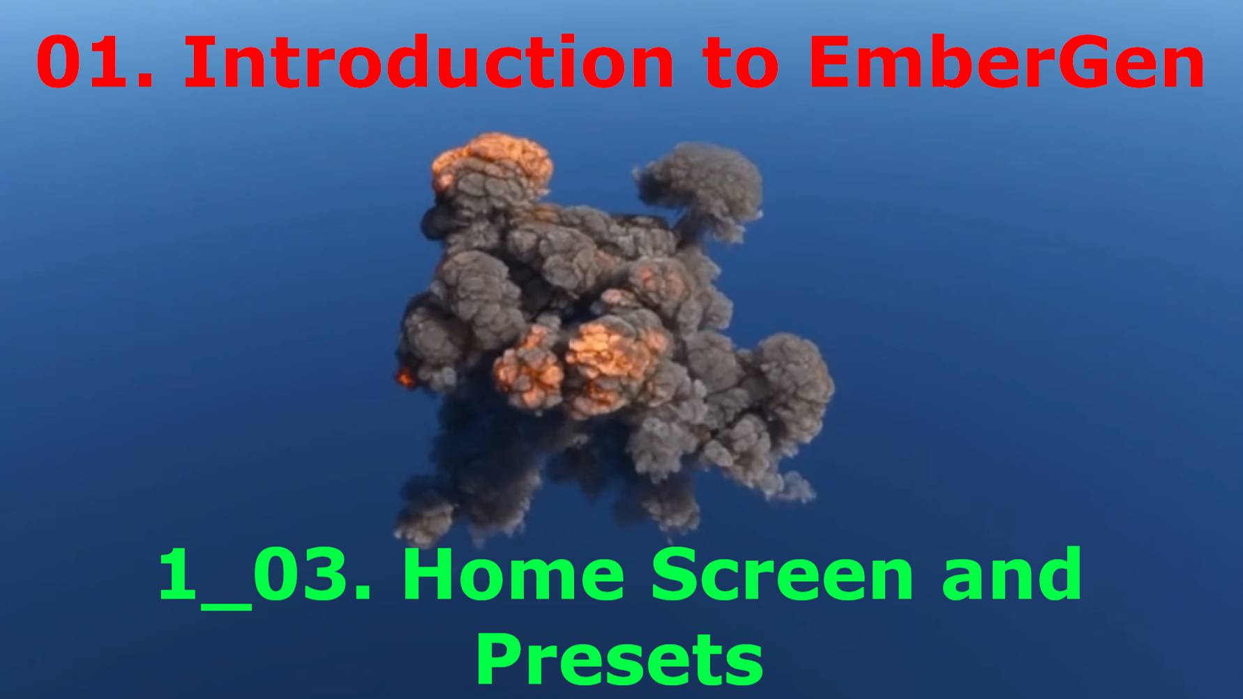 1_03. Home Screen and Presets