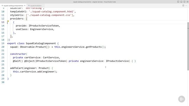 606. Resolution Modifiers- @Self(), @SkipSelf(), @Host() and @Optional()