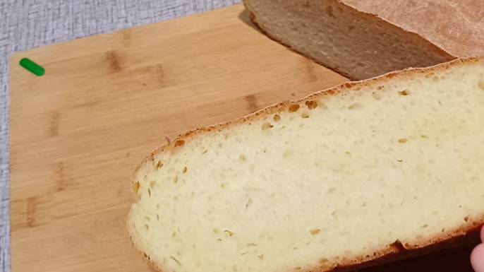 Простой рецепт хлеба Замешиваю в хлебопечке,а выпекаю в духовке