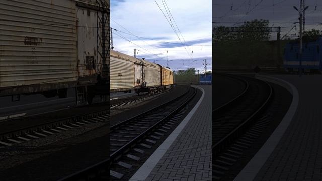 Trainz 22, «2ТЭ25А-008 прибывает на станцию Новочеркасск»
