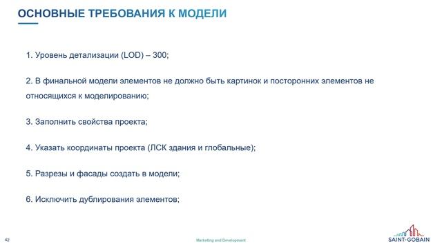 Архитектурный Конкурс Сен-Гобен. BIM в конкурсе и требования к Информационной Модели