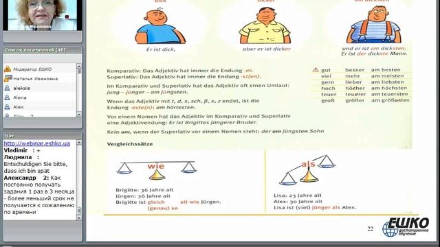 Порядковые числительные. Степени сравнения прилагательных. Сравнительные союзы.