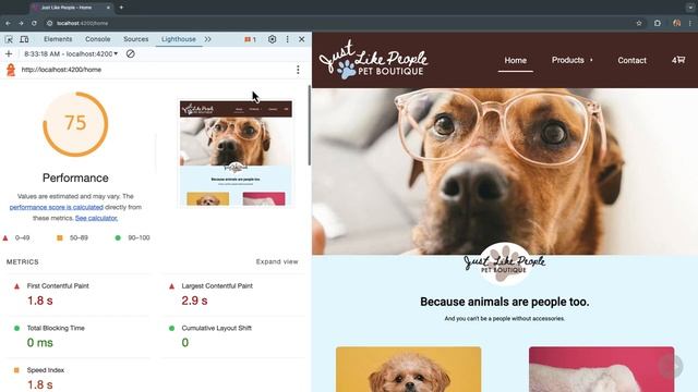 505. Comparing Performance with Lighthouse