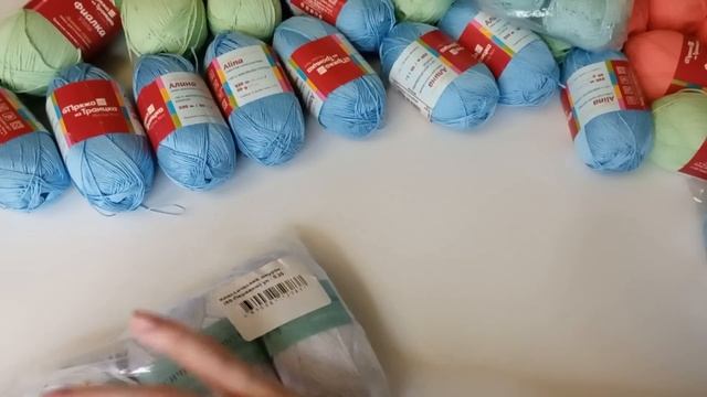Покупки пряжи для вязания/Новая пряжа/Летняя пряжа для вязания/ Запасы пряжи