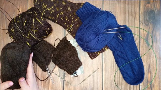 Вязовлог/СП Ликвидация5/ Отчет5/Три старта и готовая работа/Любимые спицы/Подарок