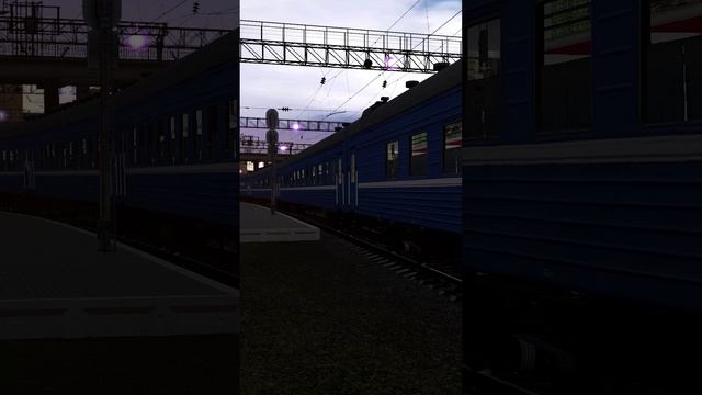 Trainz 22, «ЭП1М-555 отправляется со станции Ростов»