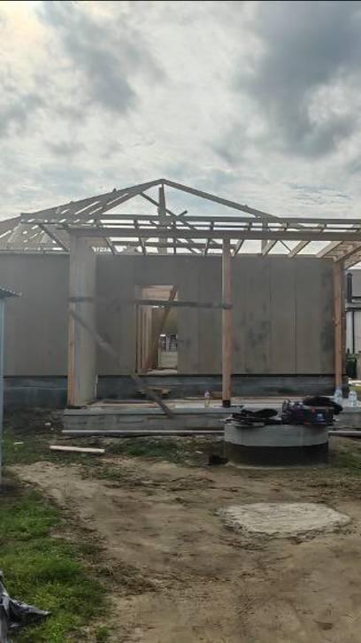 Строительство быстровозводимого дома в Темрюке  #ДомнаКубани #сипдом #сиппанель