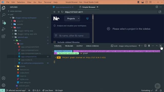 312. Demo - Using the affected command with multiple apps