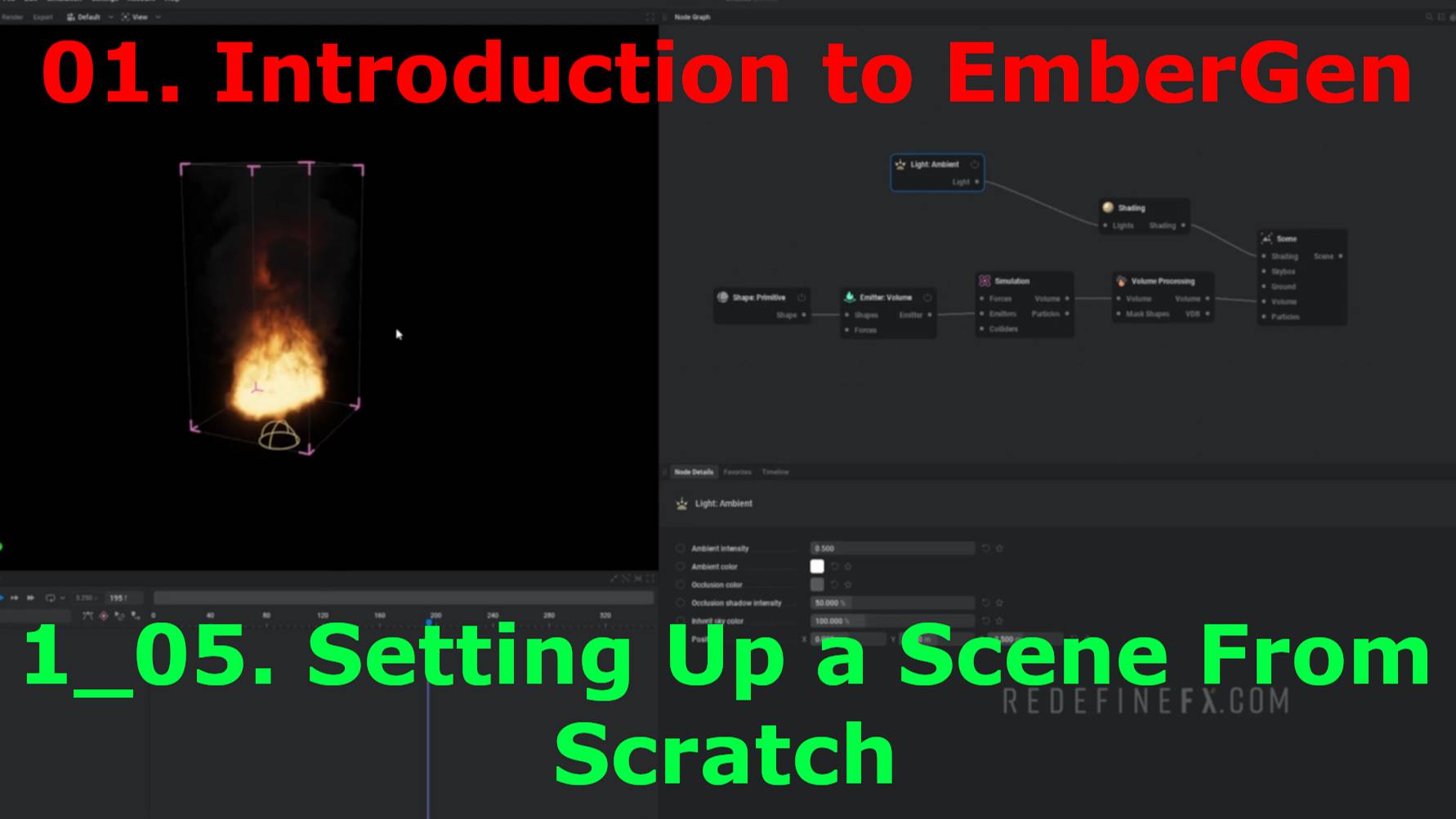 1_05. Setting Up a Scene From Scratch