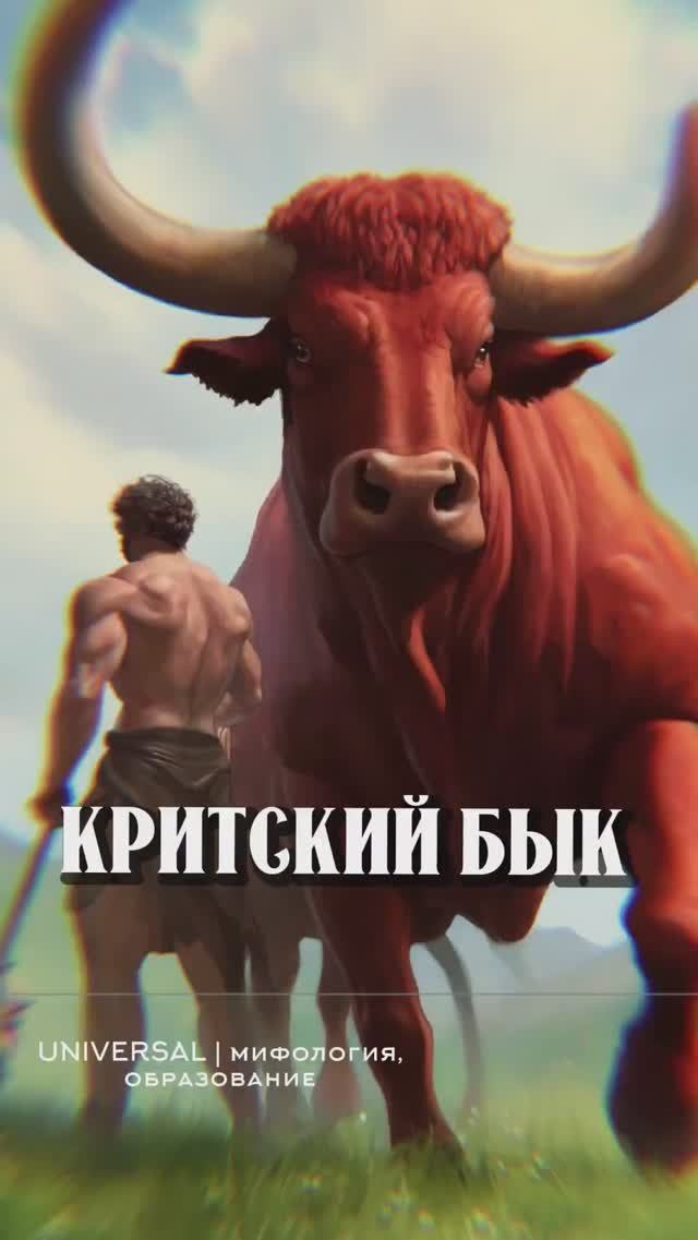КРИТСКИЙ БЫК #мифы  #мифология #подвигигеракла #геракл #мифыилегенды