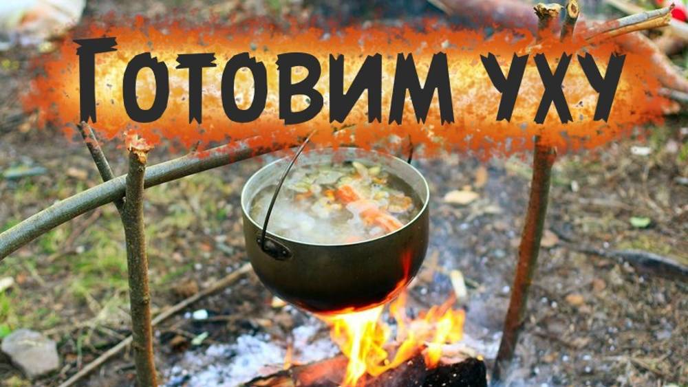 Продолжение предыдущего приключения. Наловили рыбы, варим уху.