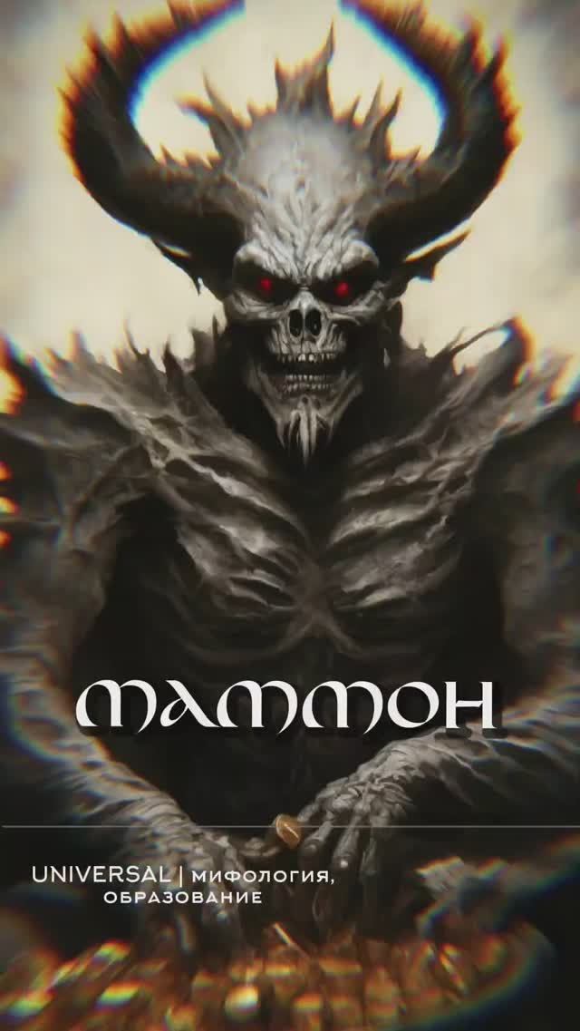 МАММОН #мистика #мифология #ад #демоны #маммон #семьсмертныхгрехов