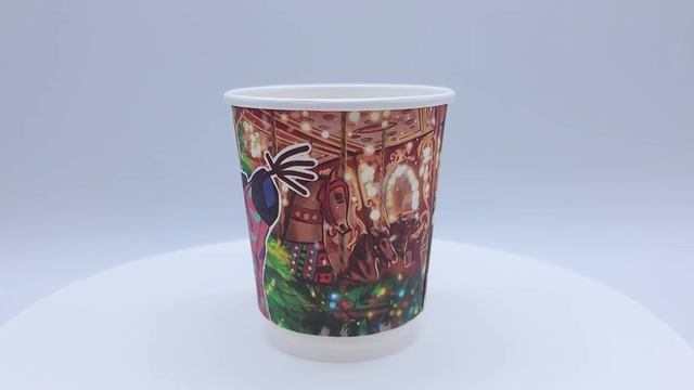 Стакан двухслойный 250мл «Зима со вкусом»