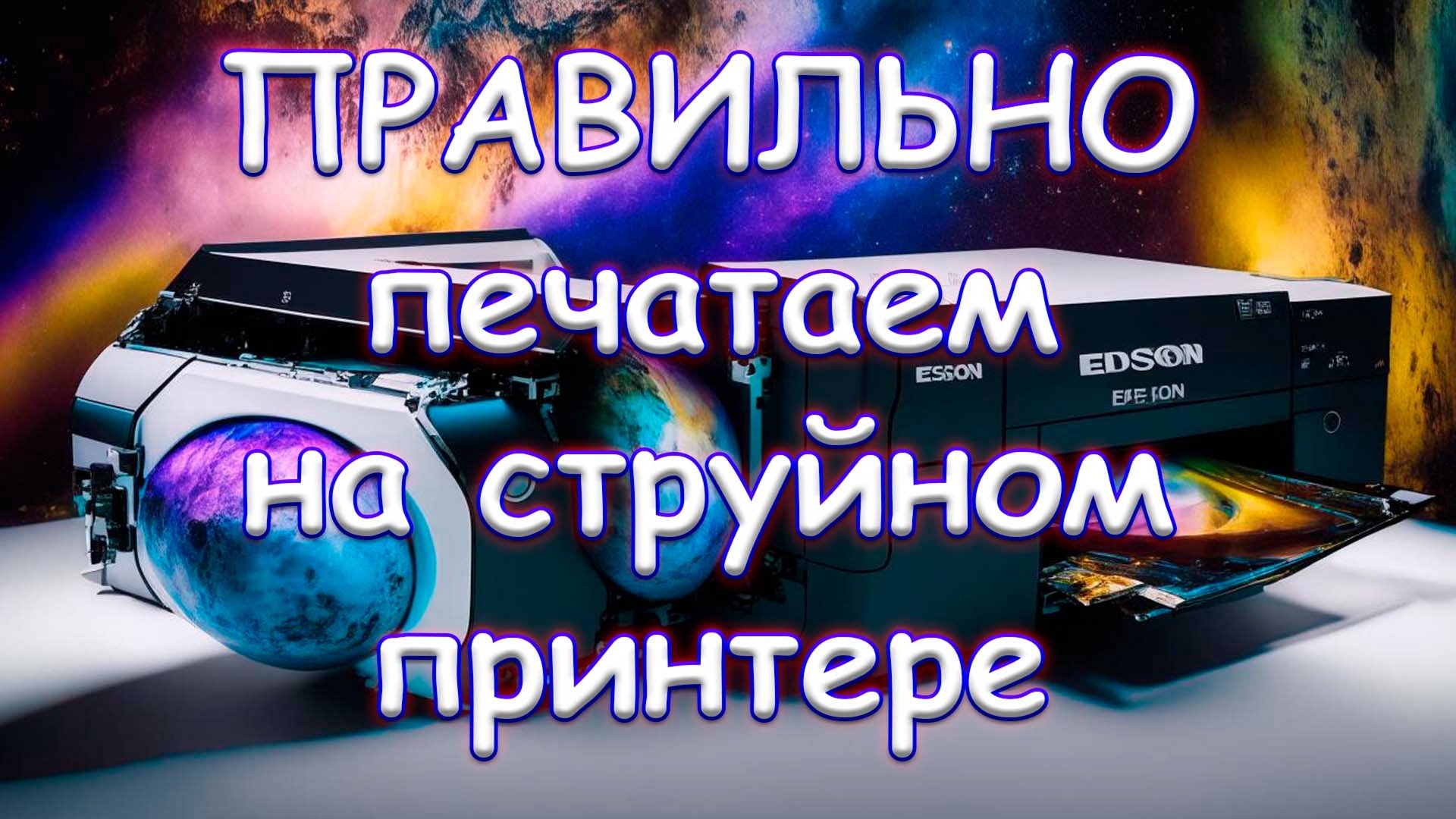 ПРАВИЛЬНО печатаем на струйном принтере