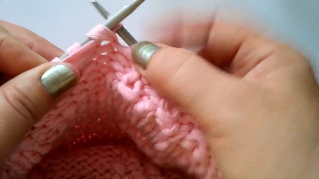 Как вязать изнаночную петлю / Вязание изнаночной петли