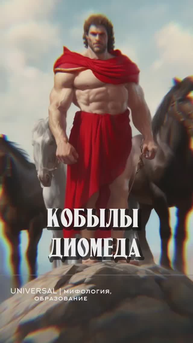 КОБЫЛЫ ДИОМЕДА #мифы #мифология #подвигигеракла #легендыимифы #геракл