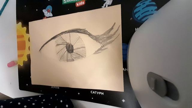 как использовать клячку (ластик который мнётся)...✏️🖍