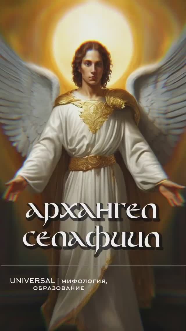 АРХАНГЕЛ СЕЛАФИИЛ #ангелы #мифология #мифы #архангелы #селафиил