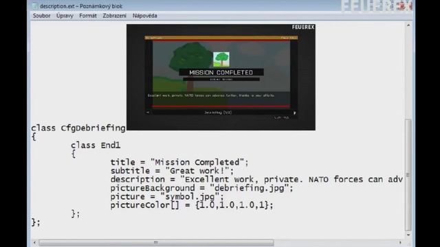 Подведение итогов, заключительный кадр (презентация миссии II)