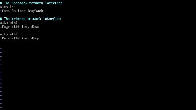 DNS+DHCP. Часть первая - настройка сети