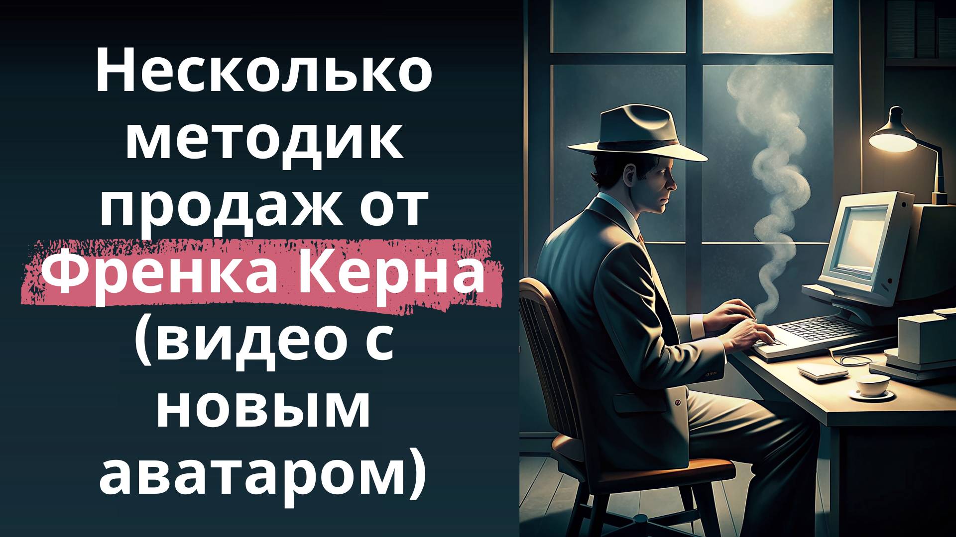 Методики продаж от Френка Керна (видео с новым аватаром)