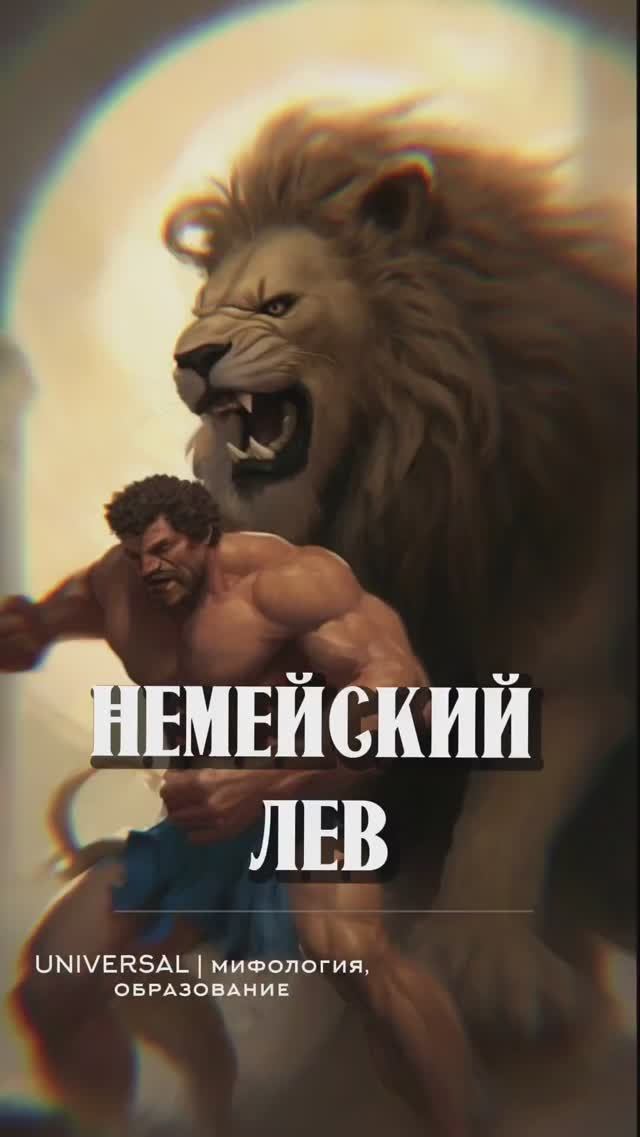 НЕМЕЙСКИЙ ЛЕВ #мифы #мифология #геракл #подвигигеракла #немейскийлев #лев #греческаямифология