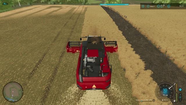 Farming Simulator 22 ЗАО Суворовское. Уборка ячменя. Кормим курей. #9